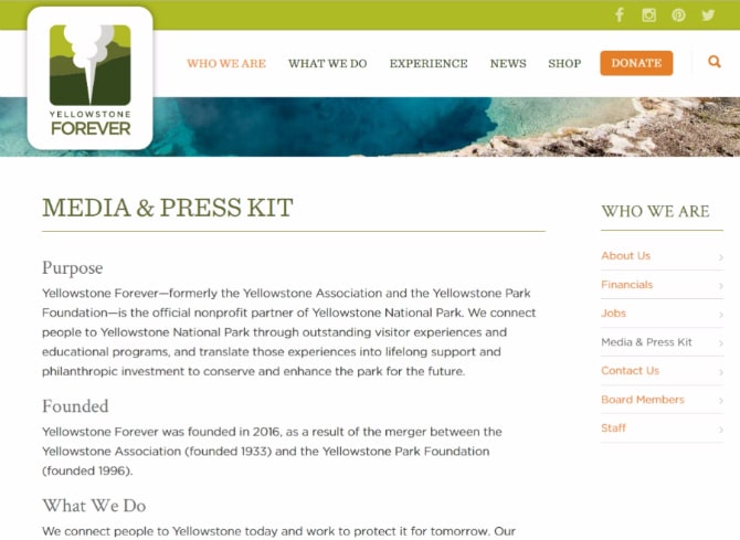 10 Online Press Room Examples for Nonprofits - Wired Impact