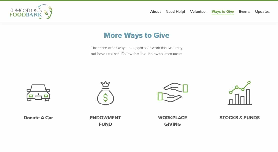 9 Examples of Donor-Friendly "Ways to Give" Pages - Wired Impact