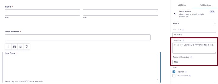 Creating a Share Your Story Form - Wired Impact
